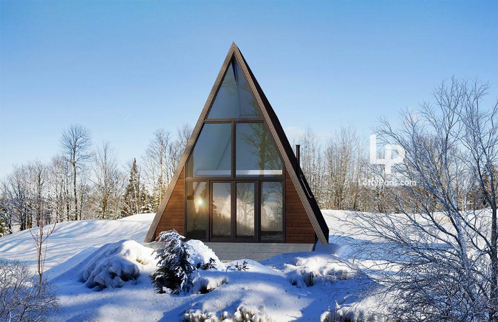 MODERN A-FRAME | LoftyPod modular homes