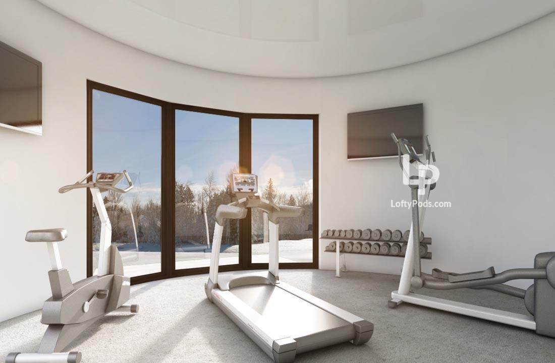 Fitness Room - LoftyPod modular homes