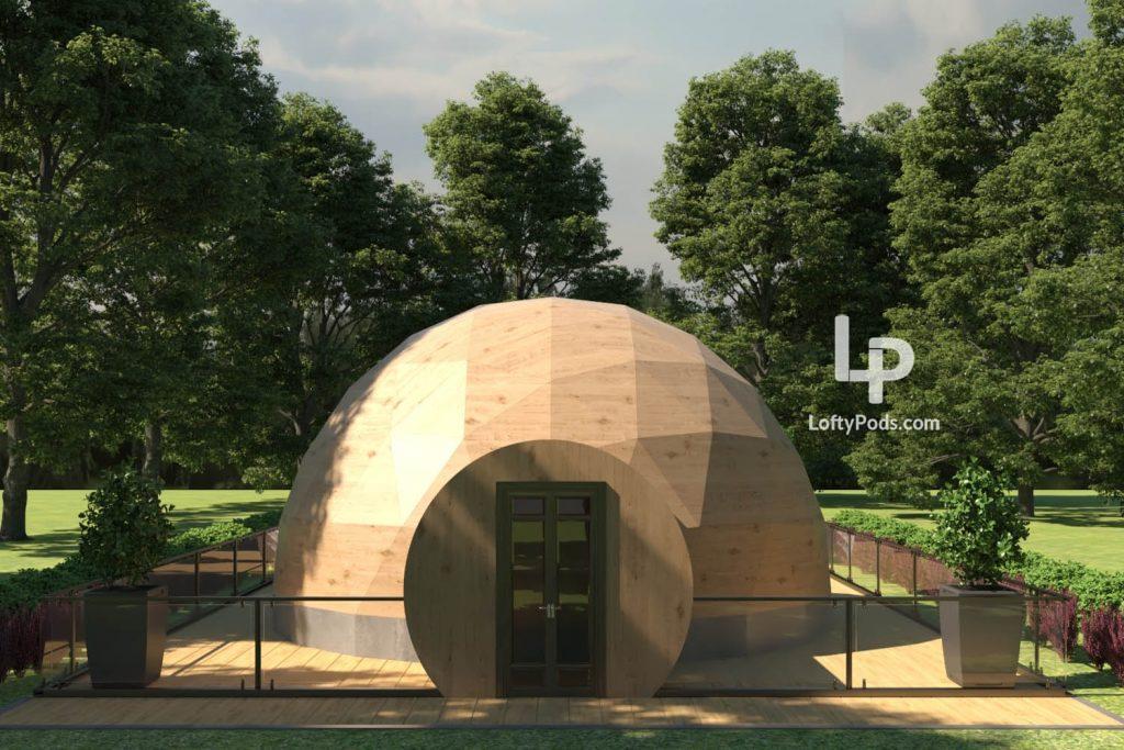 Wood Dome - LoftyPod modular homes