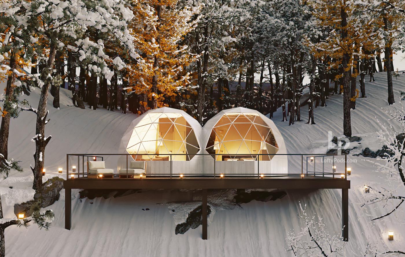 Double Wood Dome | DEVELOPMENT LoftyPods