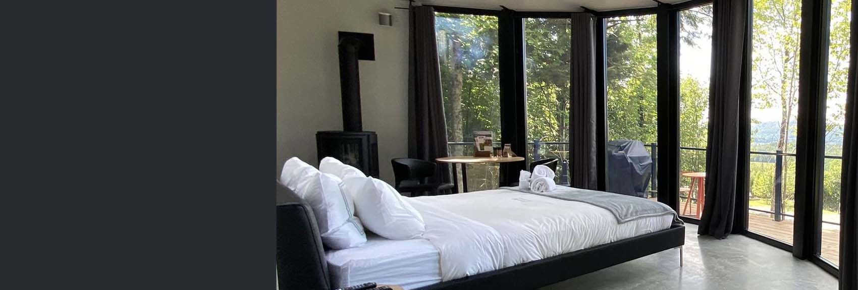 modern prefab homes in Quebec | Loftypods.com